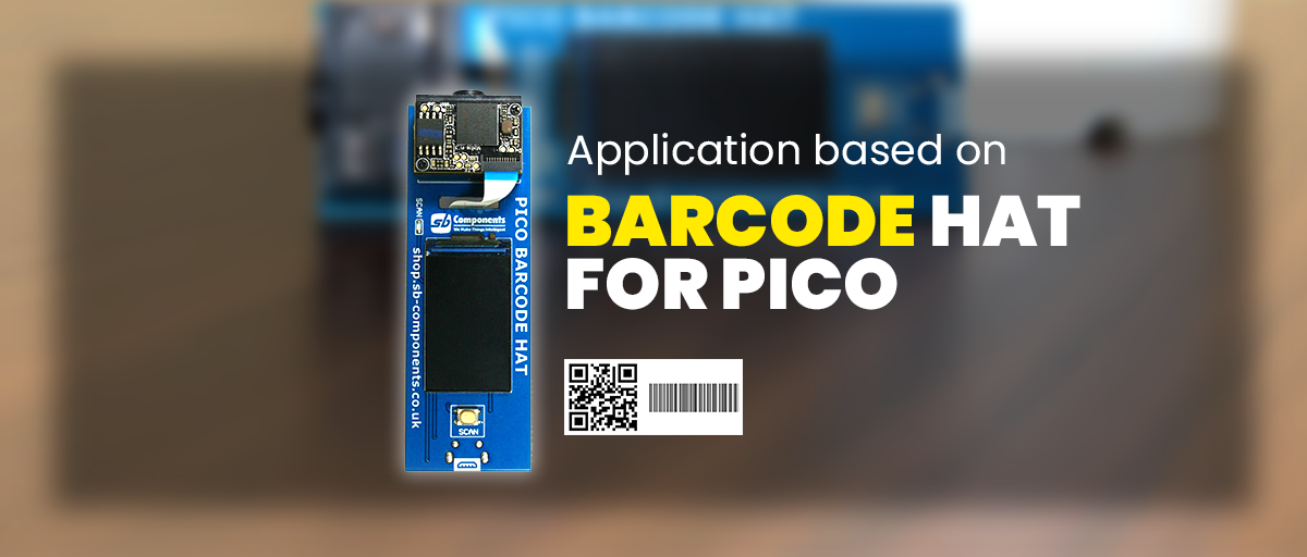 Raspberry Pi Pico based Barcode & QR Code Scanner HAT Applications