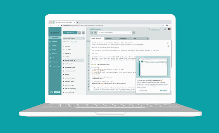 Arduino Cloud Editor Brings Seamless Workflow to Your Browser - SB Components