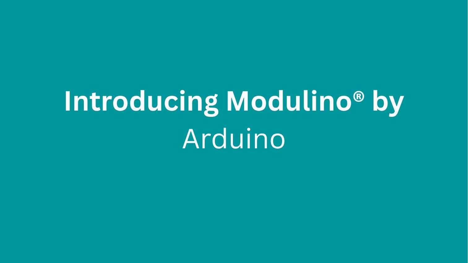 Introducing Arduino Modulino - Modular Boards for Smarter, Faster Prototyping