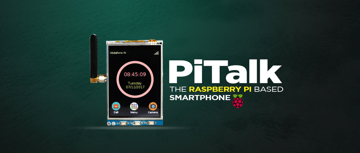 The Raspberry Pi based Smartphone | PiTalk Modular smartphone for Raspberry Pi