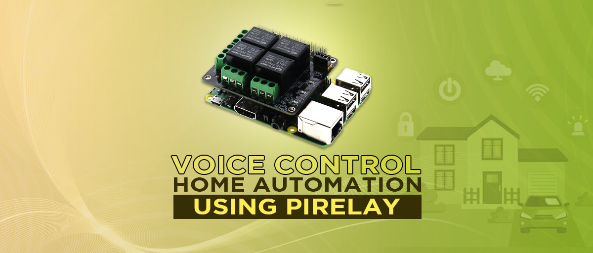 Voice Control Home Automation using PiRelay Raspberry Pi Relay Board