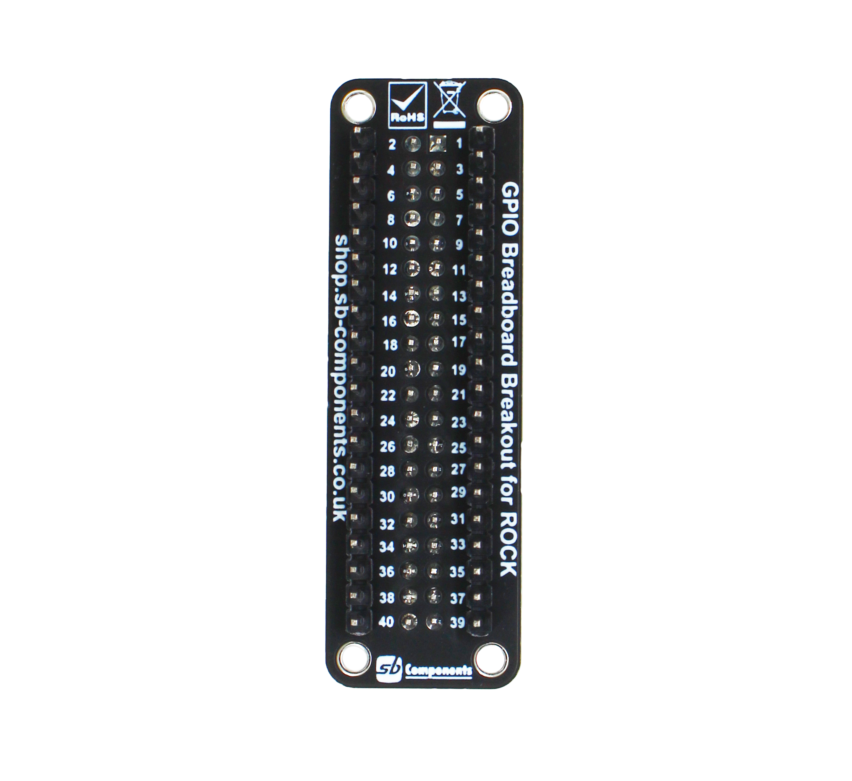 GPIO Breadboard Breakout for ROCK SBCs – SB Components Ltd