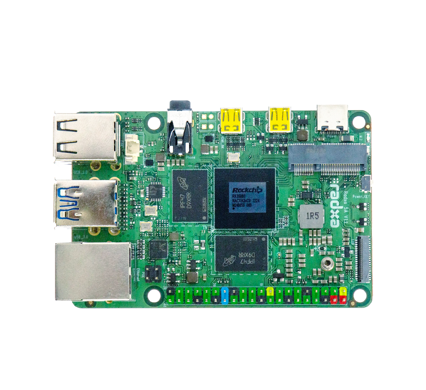 ROCK 5 Model A Single Board Computer Rockchip RK3588S Arm Cortex-A76 ...