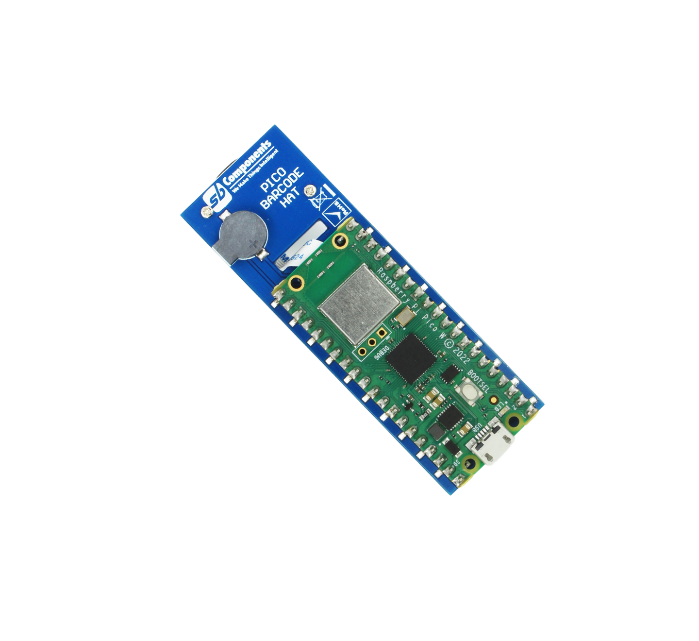 Barcode HAT for Rapsberry Pi Pico - SB Components – SB Components Ltd