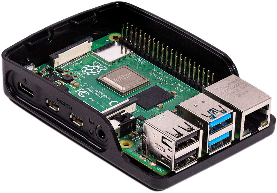 Buy Raspberry Pi 4 Case | Raspberry pi 4 Model B, Raspberry Pi 3 Official case