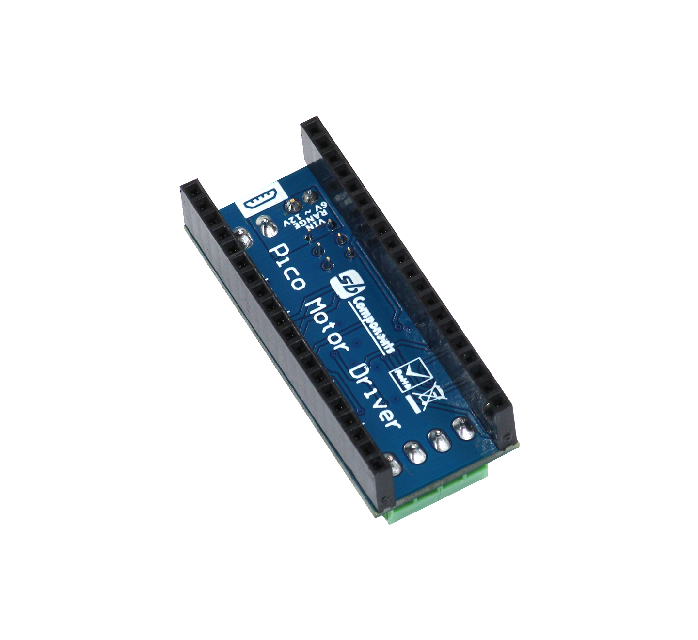 Pico Motor Driver HAT | DC & Stepper Motor Controller HAT for Pico – SB ...