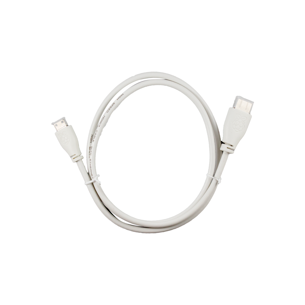 Official Raspberry Pi Zero Mini HDMI Cable, 1 Metre
