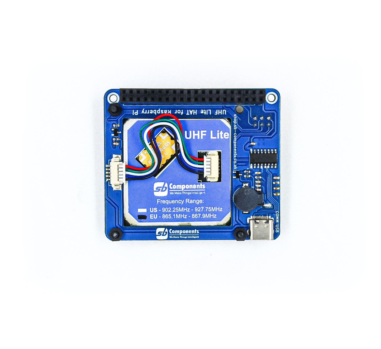 UHF (Ultra High Frequency) RFID HAT for Raspberry Pi - SB Components
